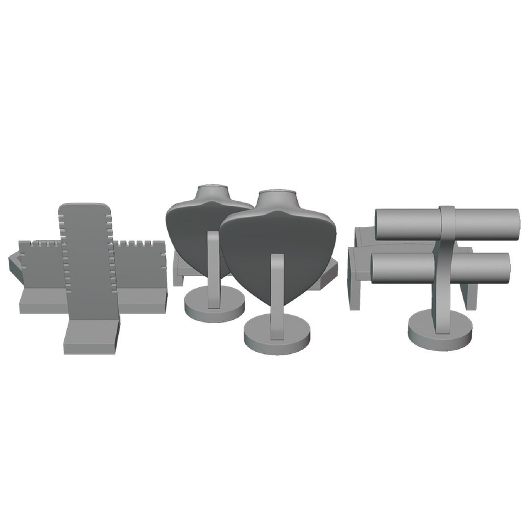 3D Jewelry Stand Vol 1 3D Print Model - TurboSquid 2165783