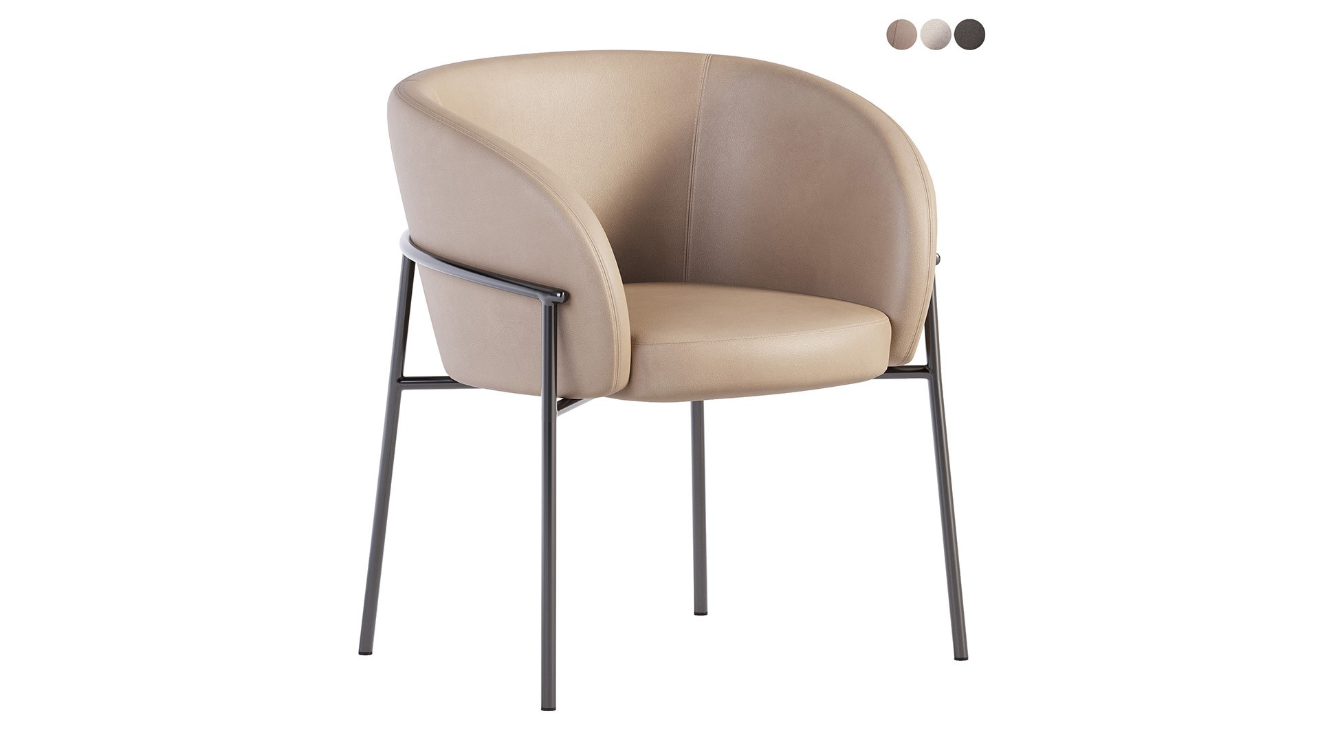 Rimo Chair By Parla 3D Model - TurboSquid 1960021