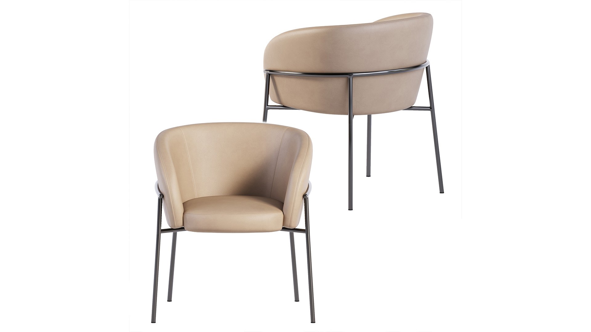 Rimo Chair By Parla 3D Model - TurboSquid 1960021