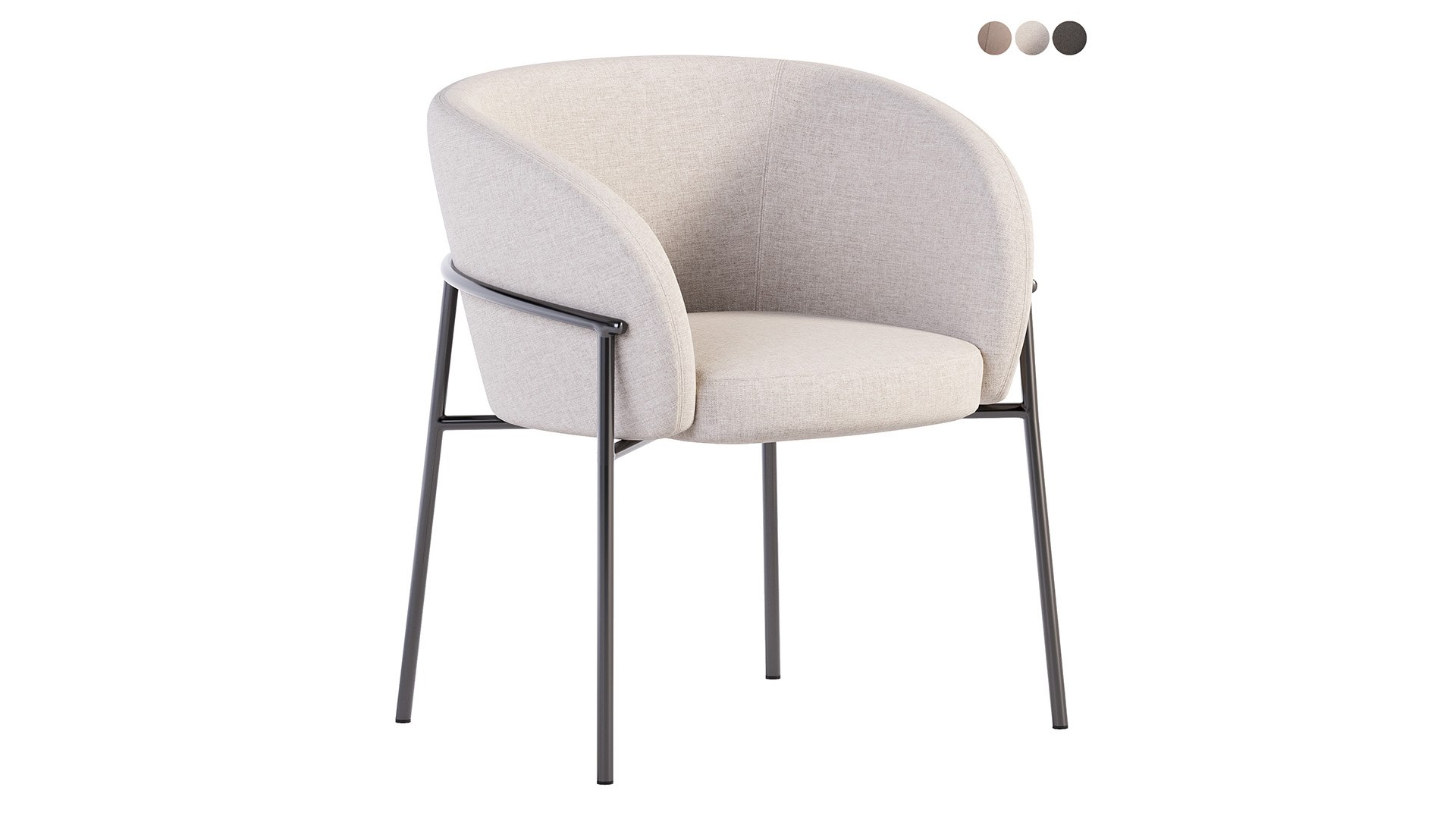 Rimo Chair By Parla 3D Model - TurboSquid 1960021