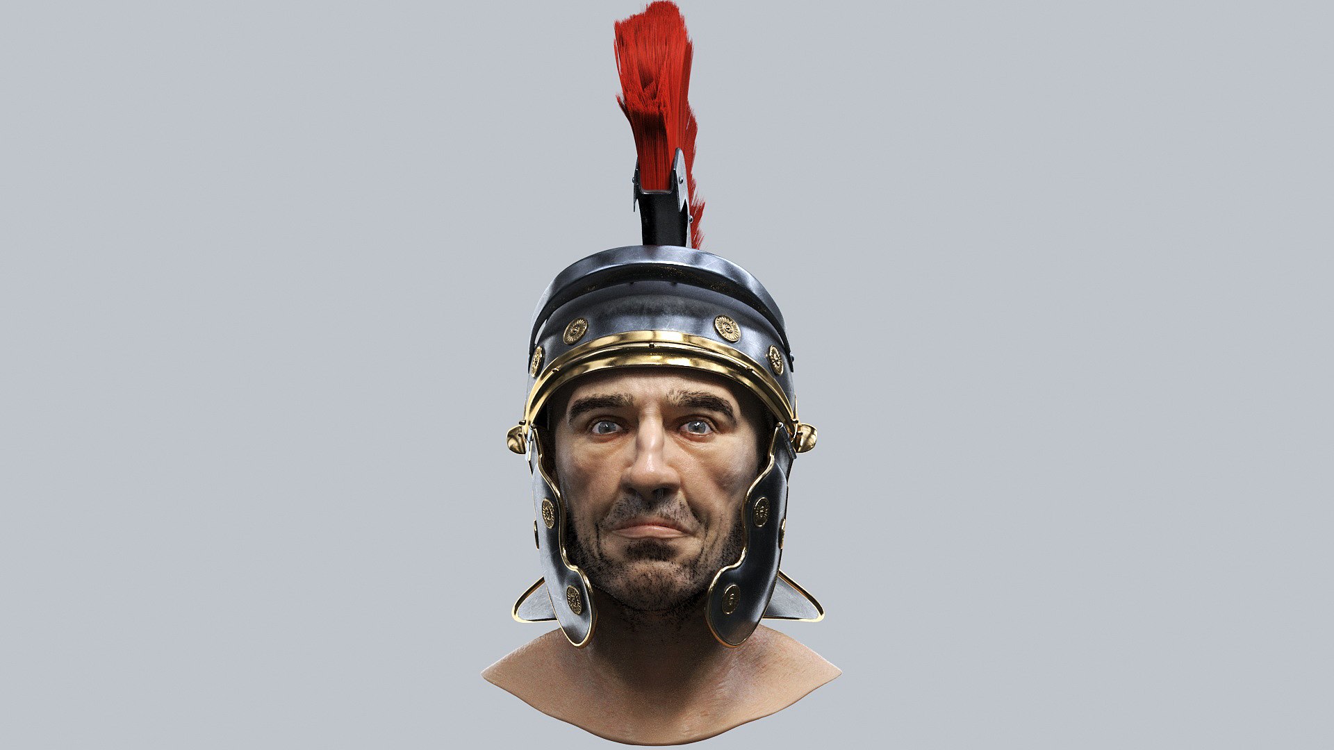 3D Roman Head Helmet - TurboSquid 1553183