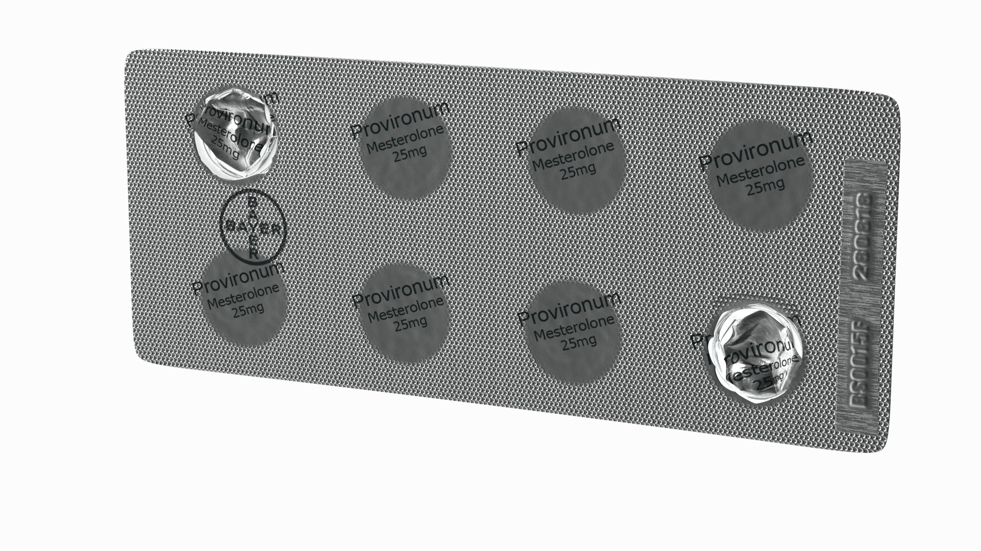 3D Round Tablets In A Silver Blister Pack - TurboSquid 2170494