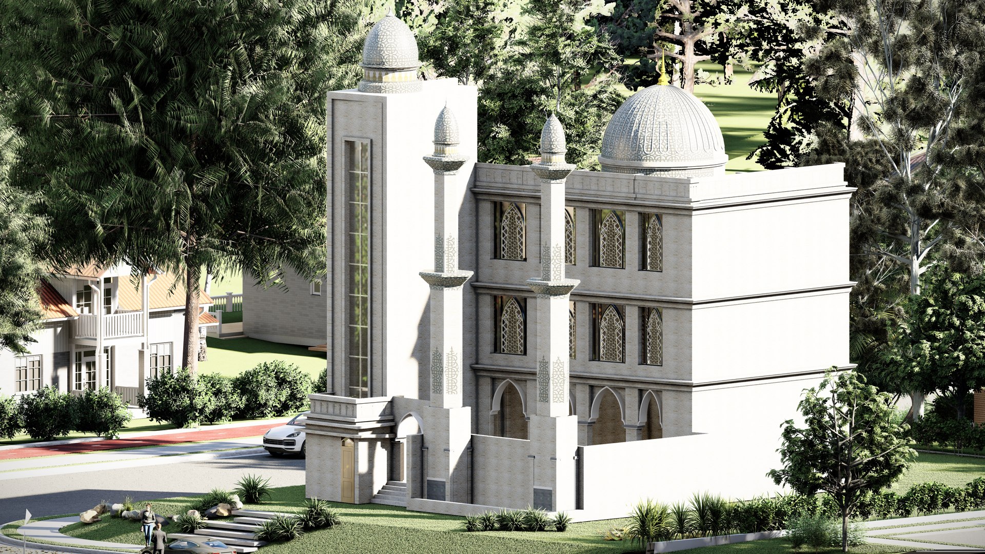 3D Mosque - TurboSquid 1946968