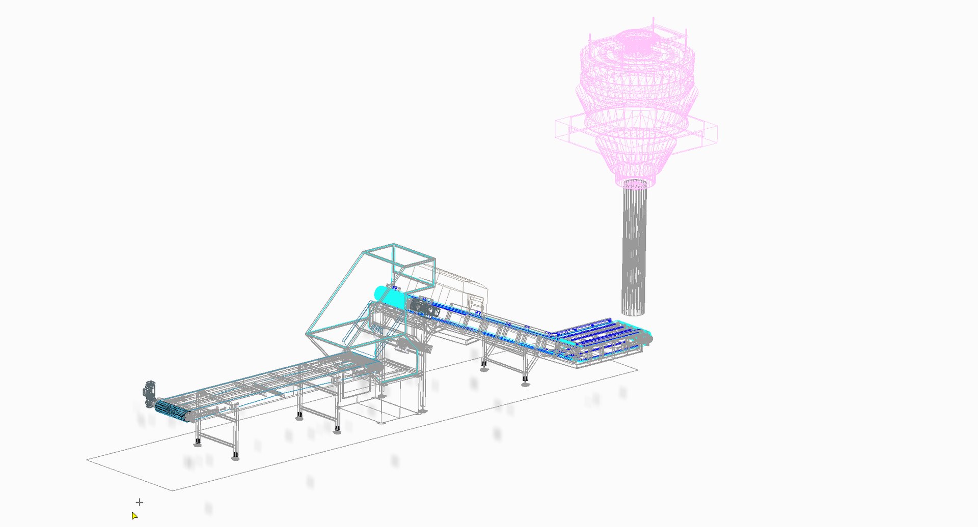3d Model Metal Detection Conveyor Turbosquid 2068698