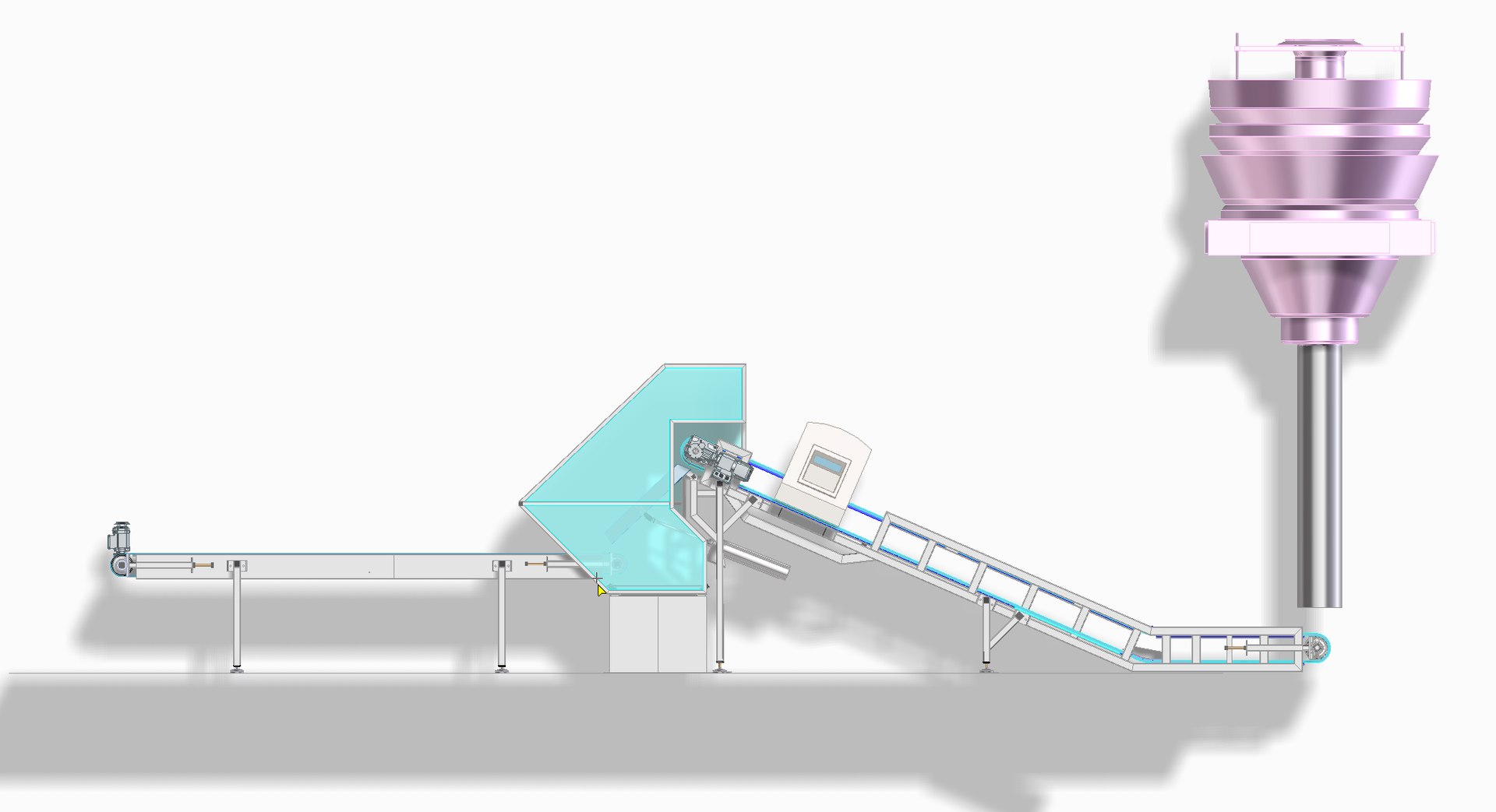 3d Model Metal Detection Conveyor Turbosquid 2068698