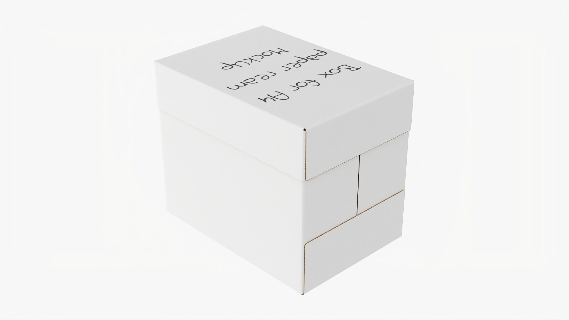3D Office Paper A4 5 Reams Box 02 Model - TurboSquid 1760426