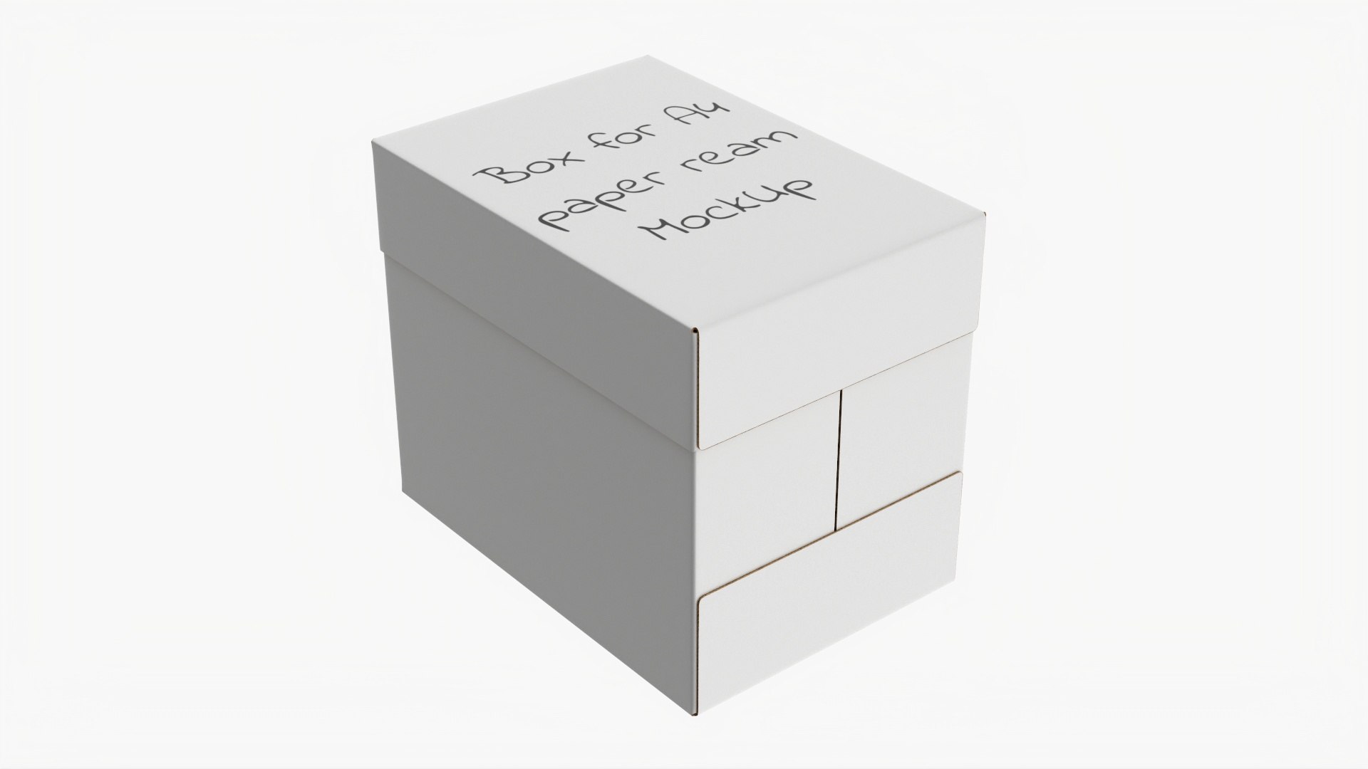3D Office Paper A4 5 Reams Box 02 Model - TurboSquid 1760426