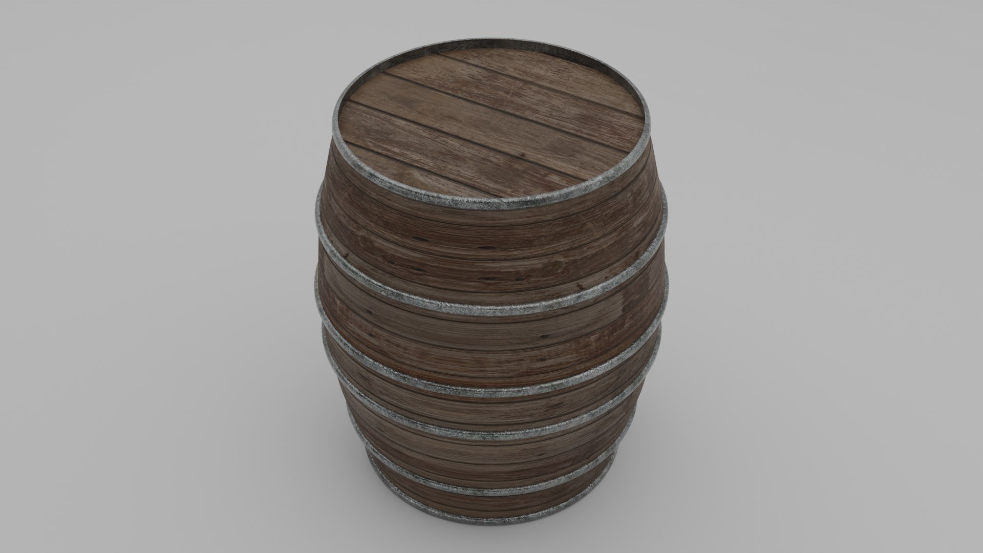 Free 3D Wooden Barrel Model - TurboSquid 2266006