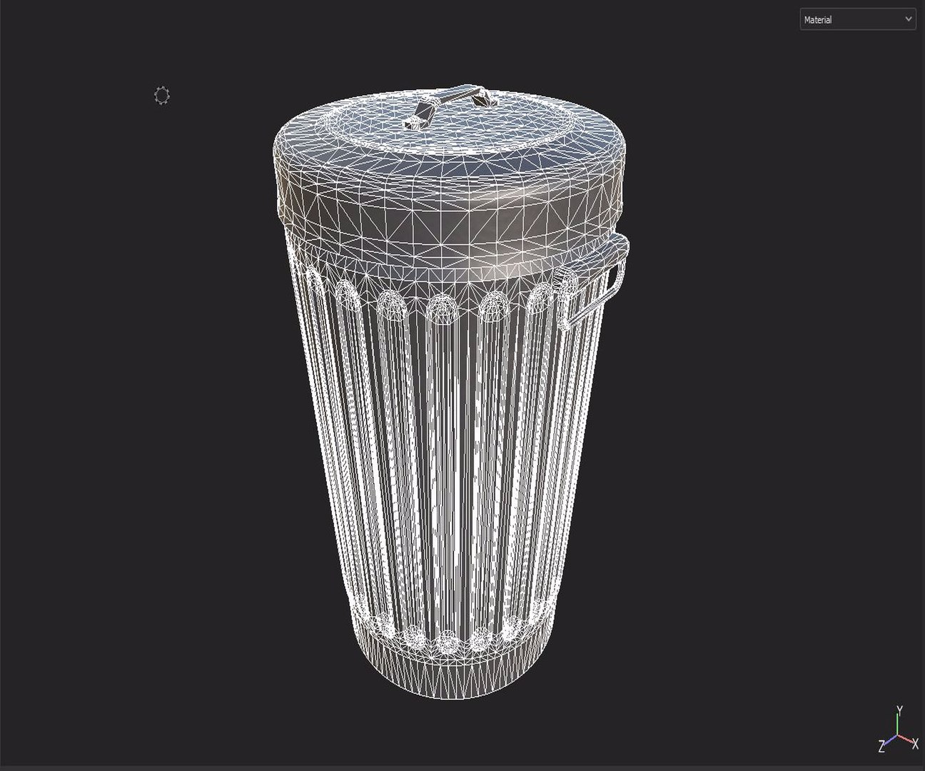 3D Trash Can - TurboSquid 2001962