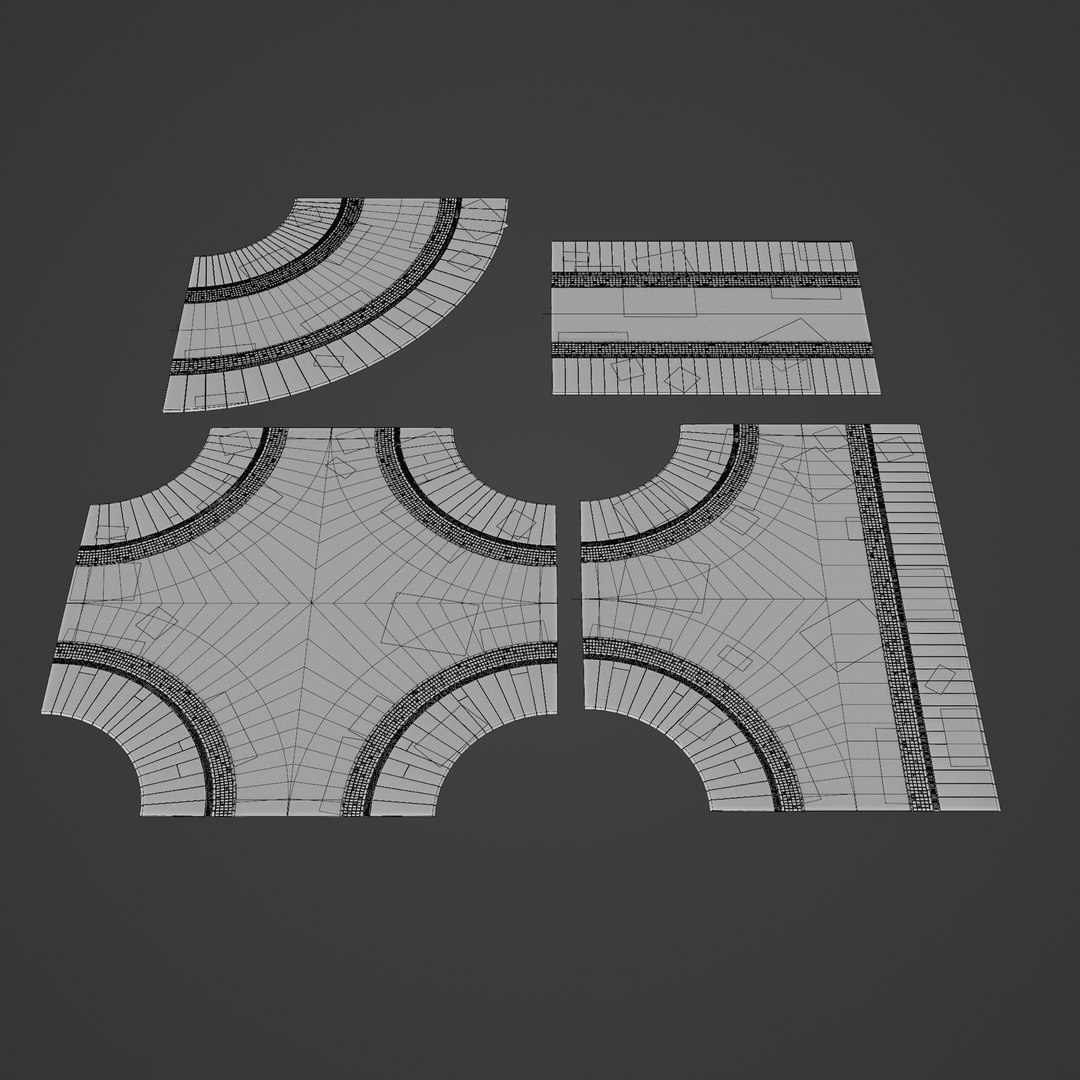 CITY SCENE MODULAR BUILDING WITH INTERIOR KITBASH COMPLETE DEMO FILE 3D ...