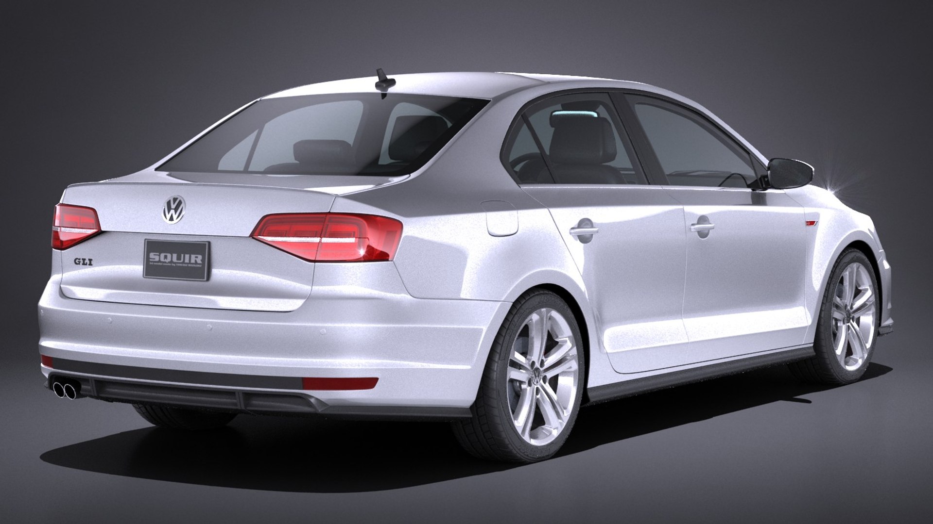 Volkswagen Jetta Gli 3d Model