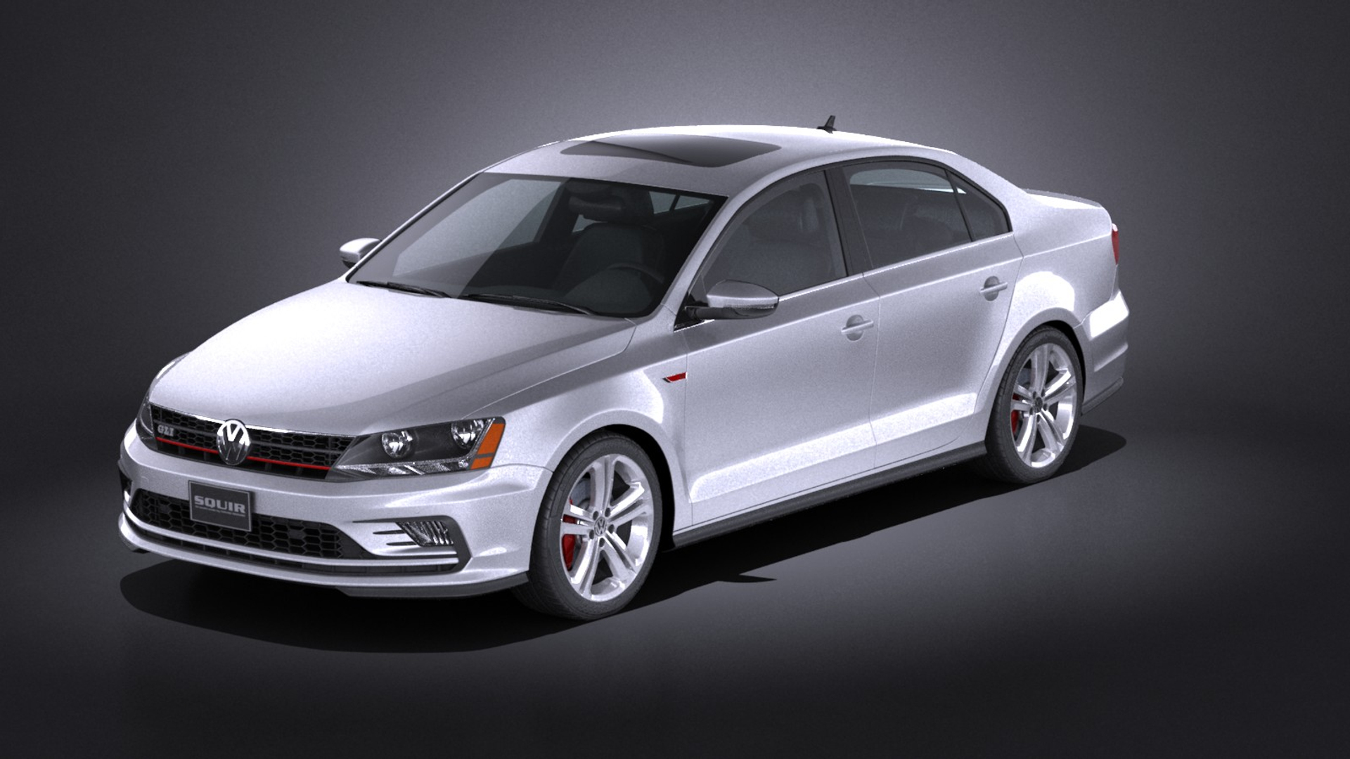 Volkswagen Jetta Gli 3d Model