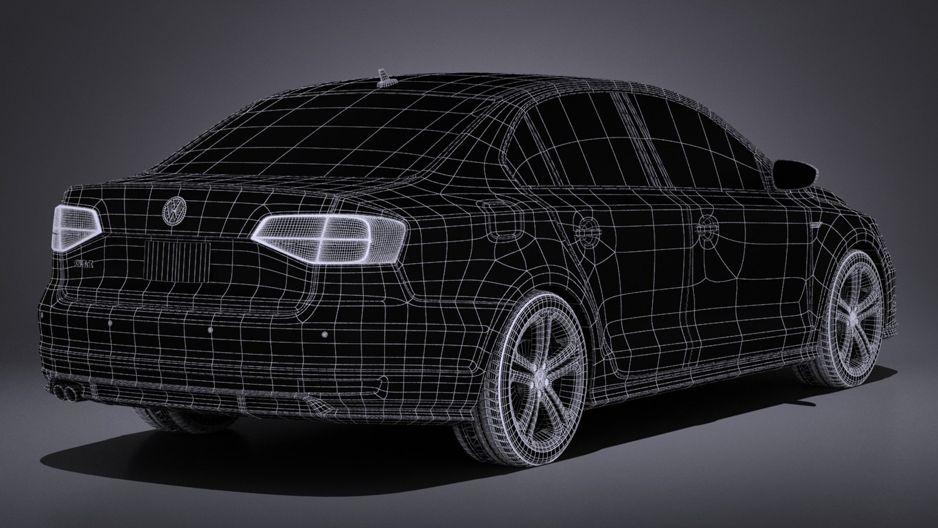 Volkswagen Jetta Gli 3d Model