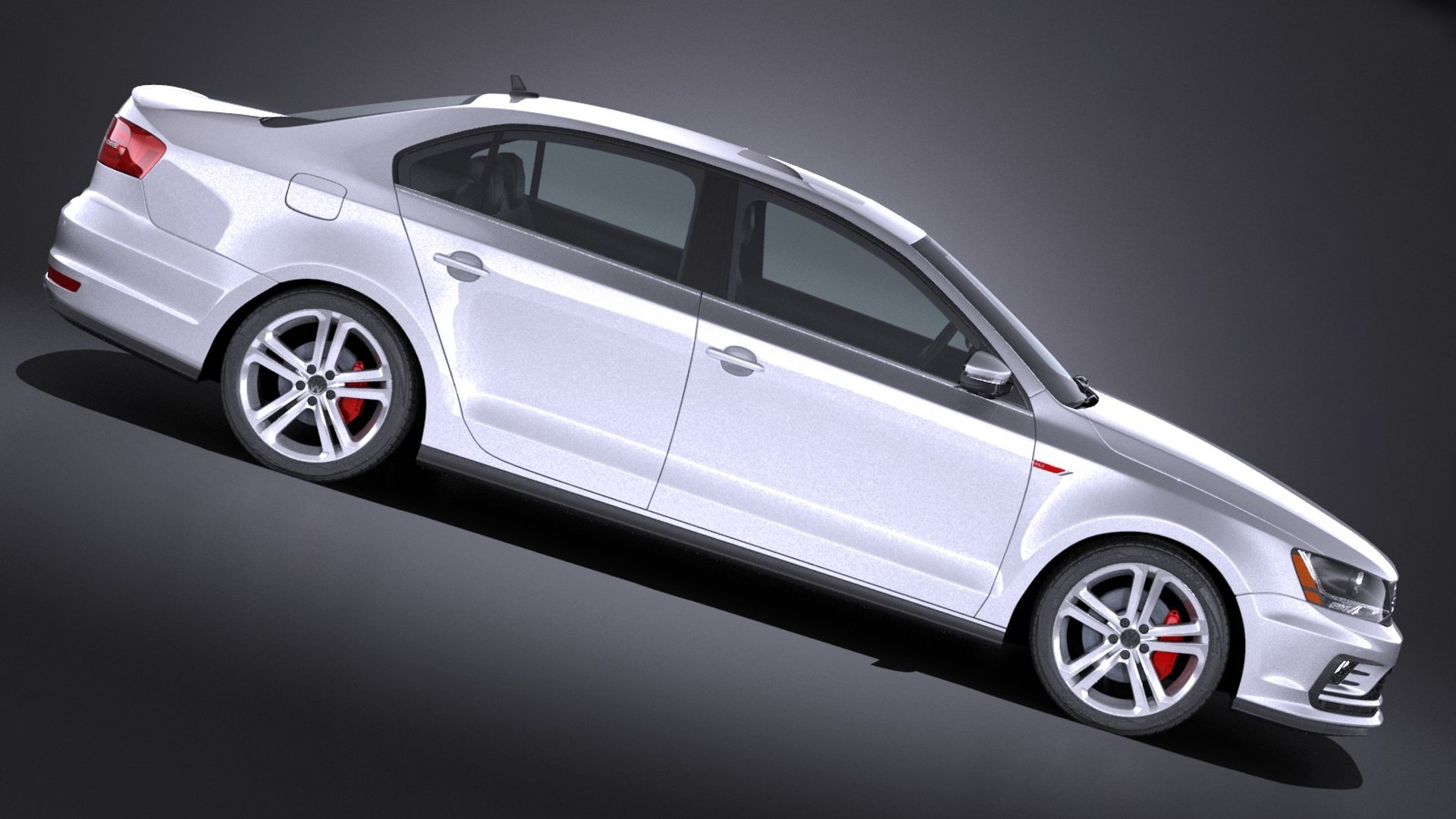 Volkswagen Jetta Gli 3d Model