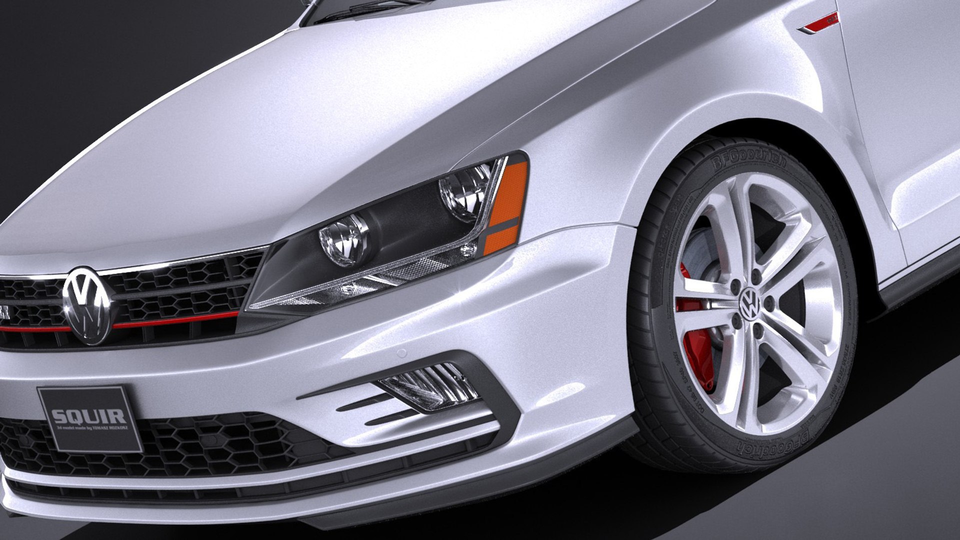 Volkswagen Jetta Gli 3d Model