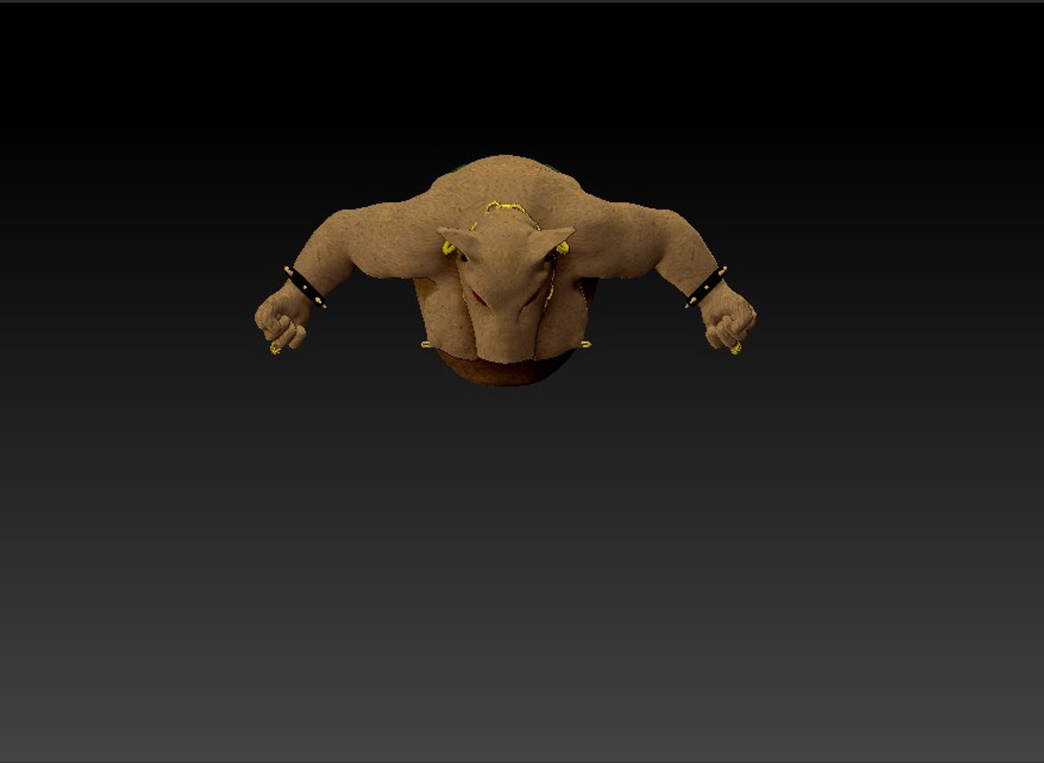 Pigman Pig 3d Obj