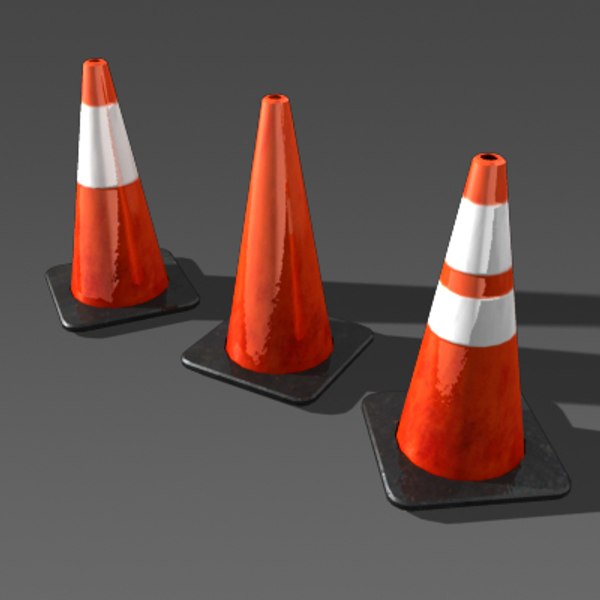 maya construction cones