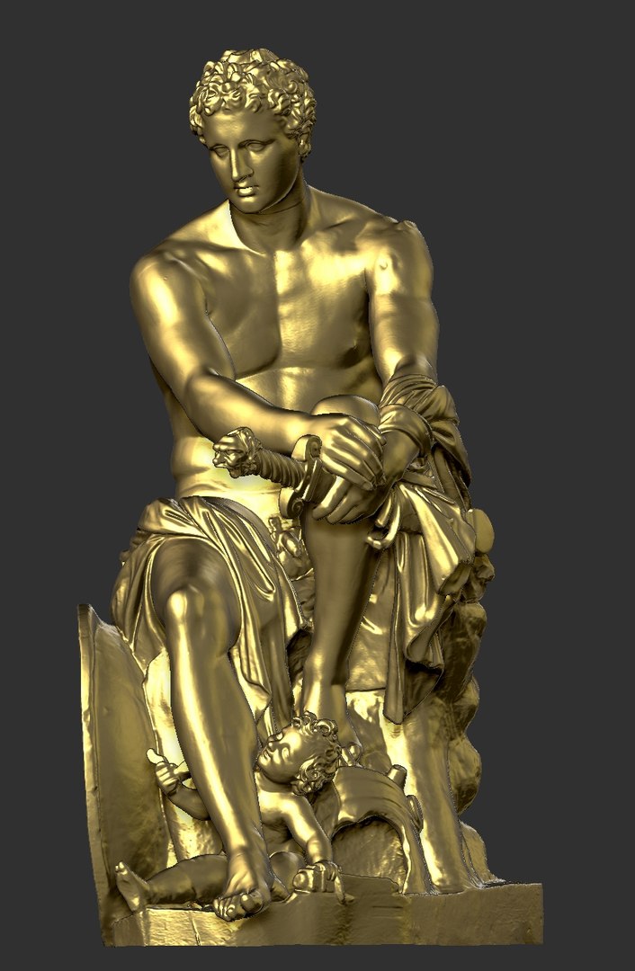 Ares Sculpture 3D Model - TurboSquid 2256985
