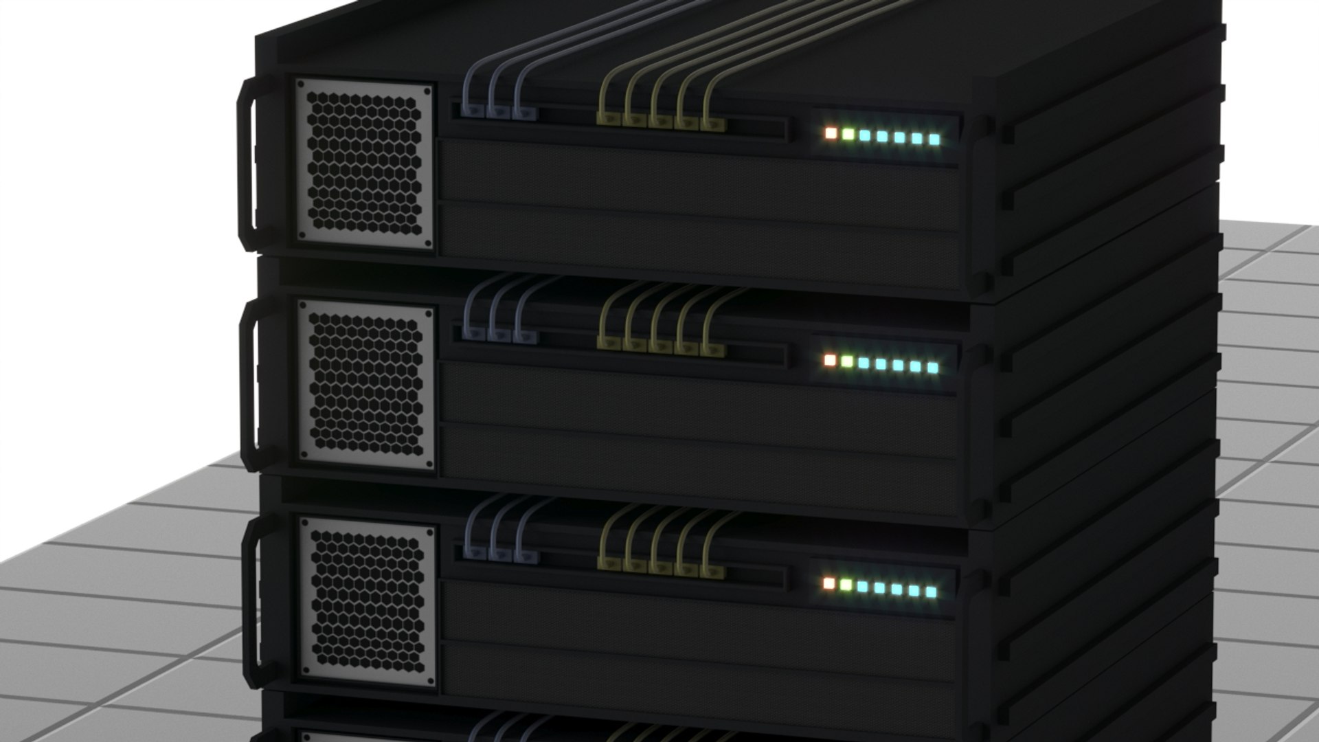 Server Rack 3D - TurboSquid 1205375