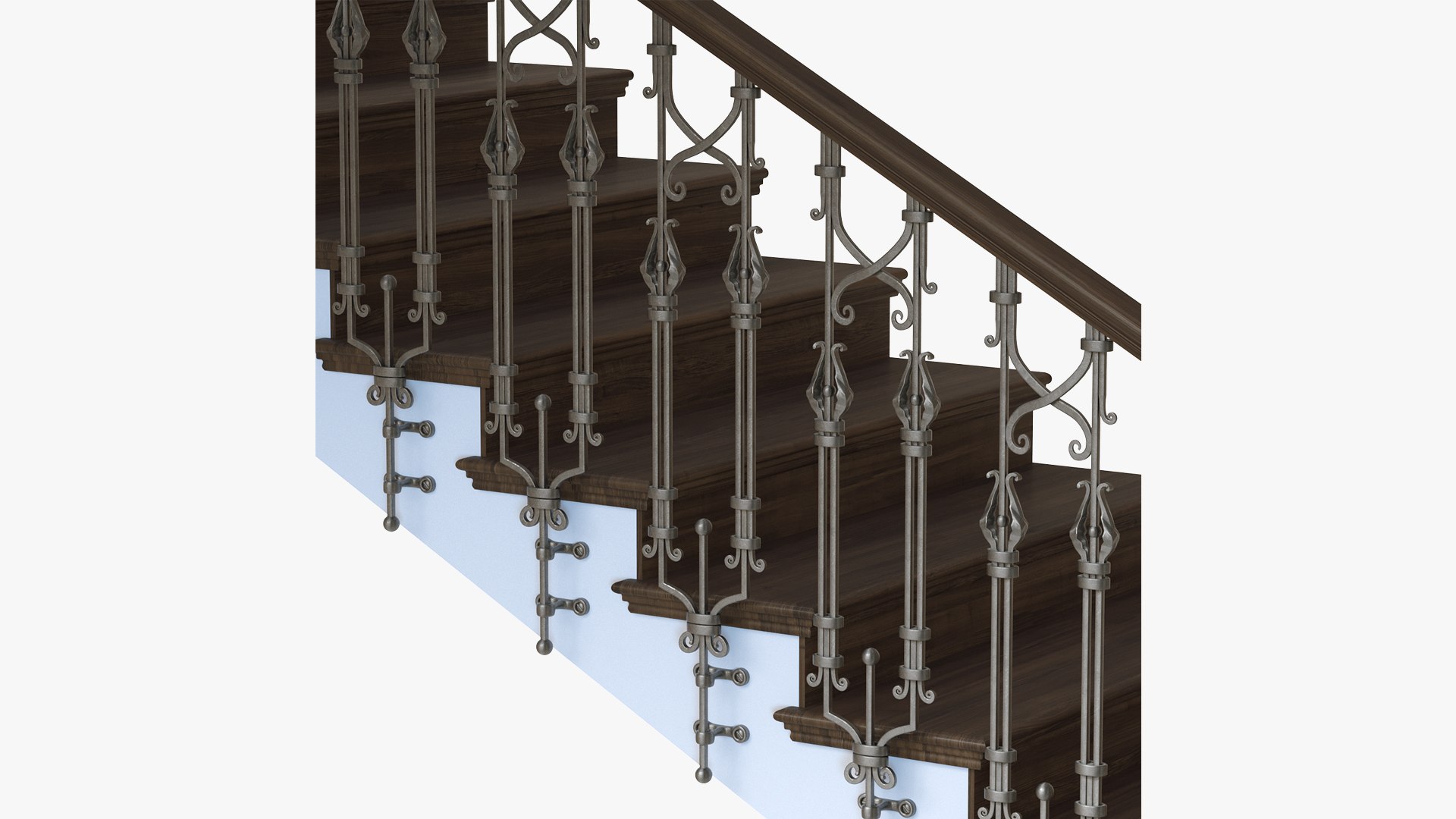 3D Stair Step Model - TurboSquid 1473765