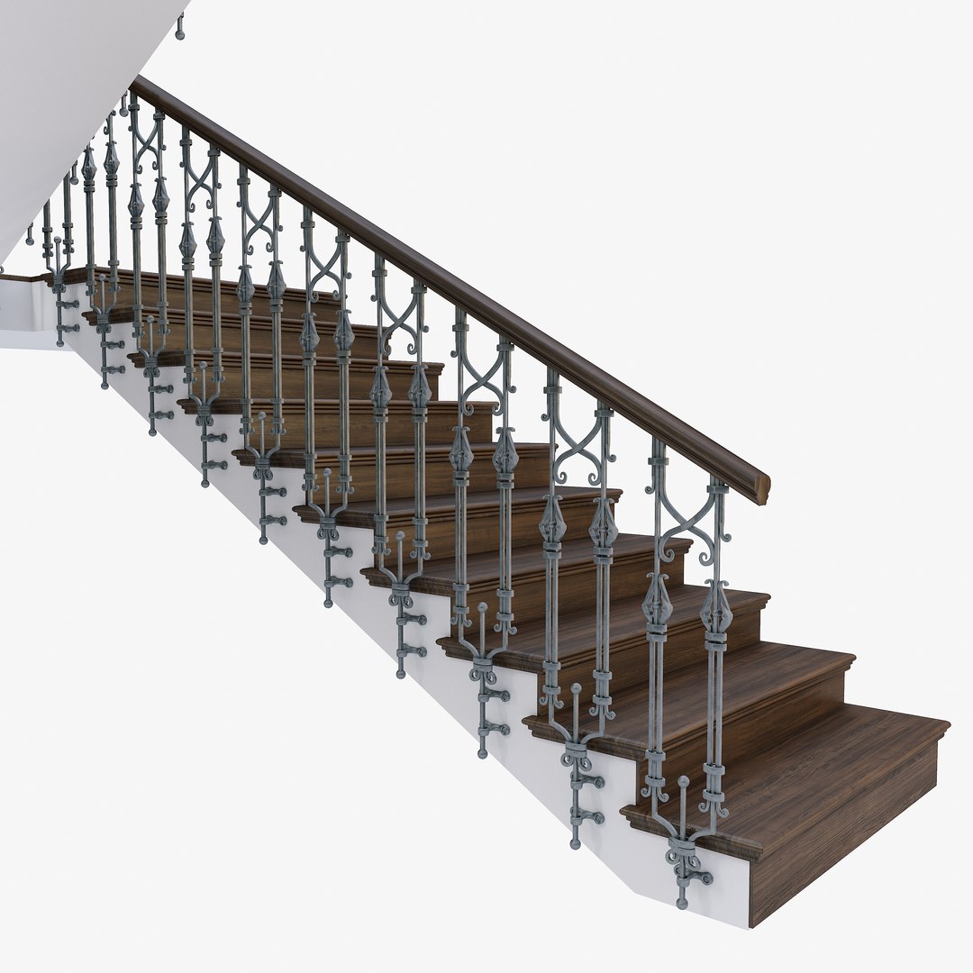 3D Stair Step Model - TurboSquid 1473765