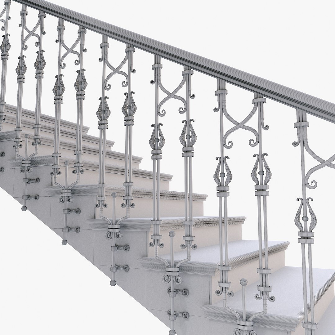 3D Stair Step Model - TurboSquid 1473765