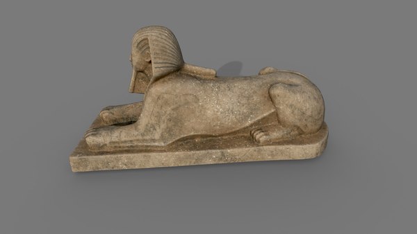 3D statue sphinx creature - TurboSquid 1556084
