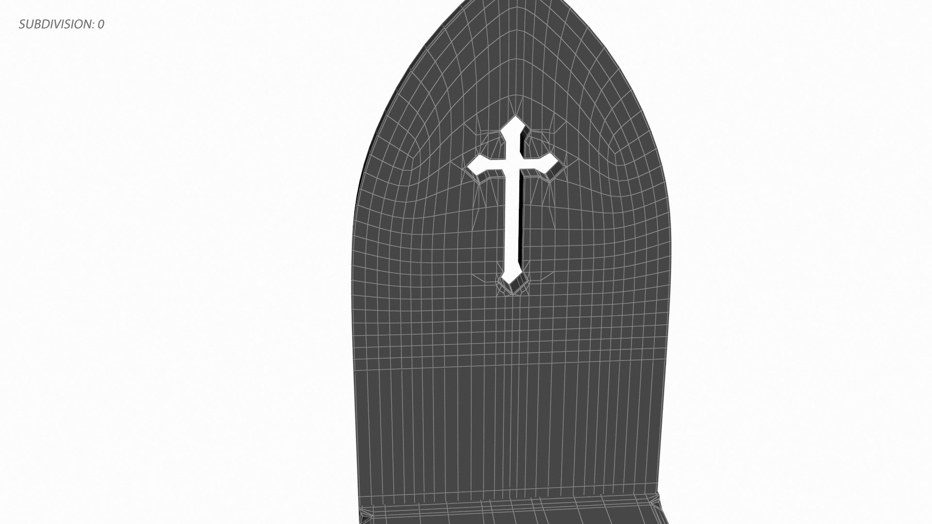 3D Medieval Gothic Arched Chair model - TurboSquid 2180234