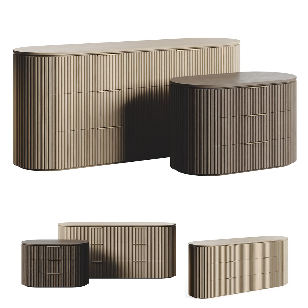 RH BYRON SIDEBOARD LivCollection HRZ-Reveal 3D Model - TurboSquid 2302968