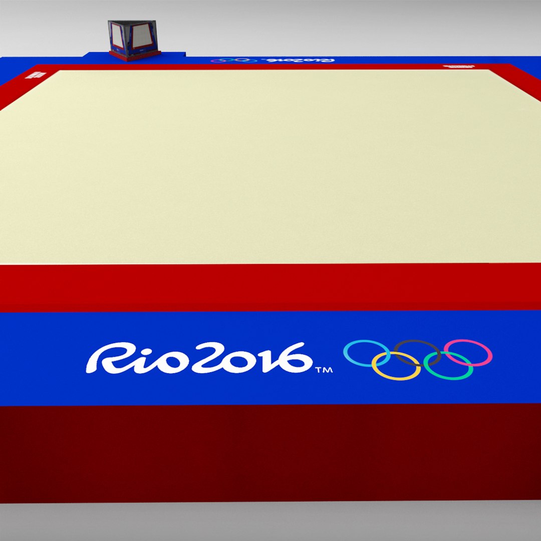 3d Model Artistic Gymnastic Floor