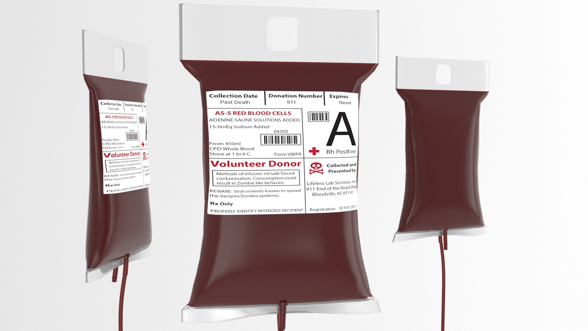 Blood Bag 3D Model - TurboSquid 1563350