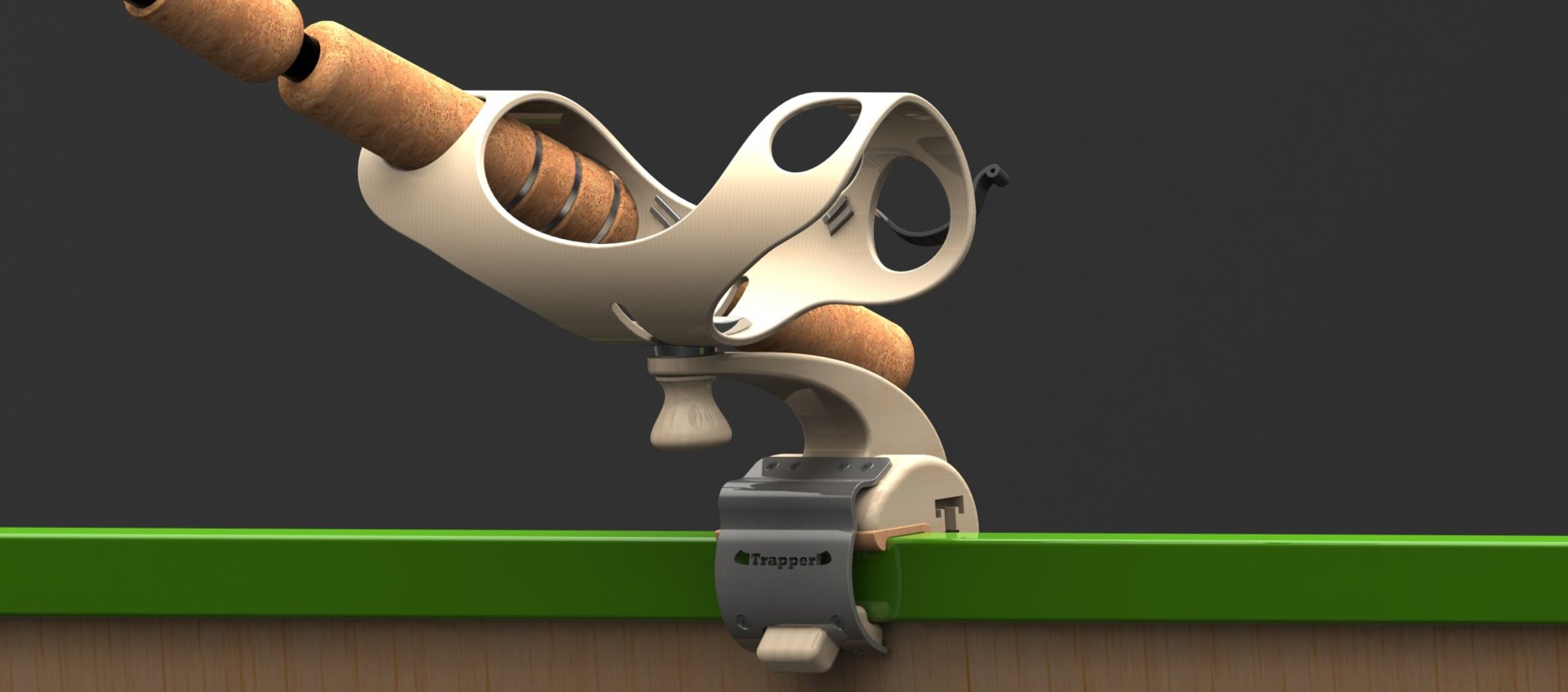 3d Model Canoe Rod Holder