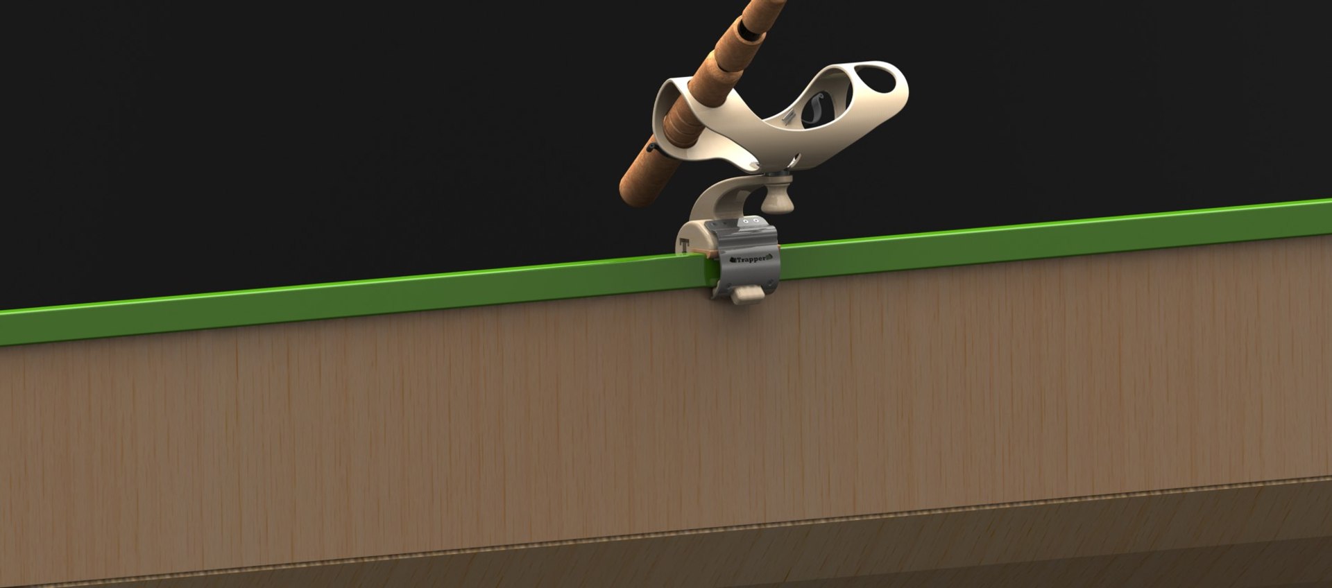 3d Model Canoe Rod Holder