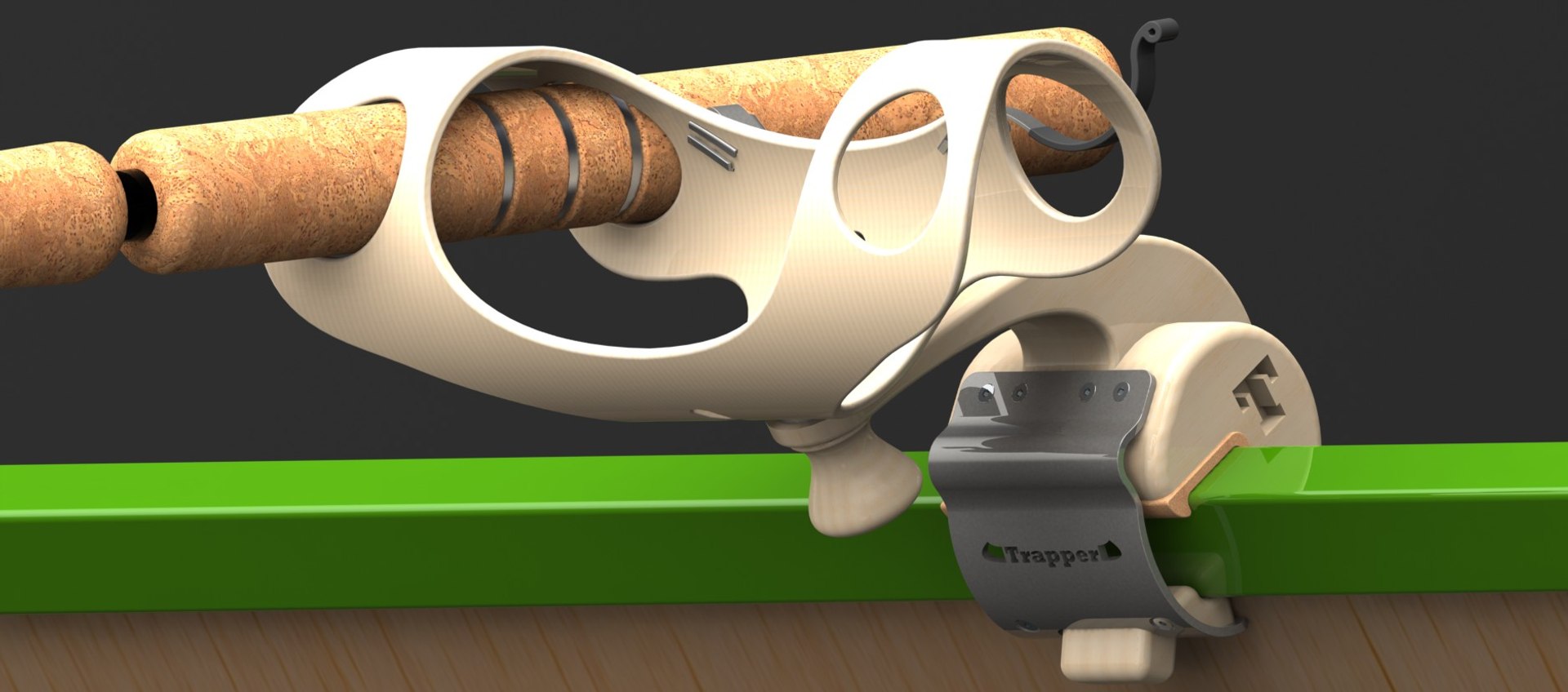 3d Model Canoe Rod Holder