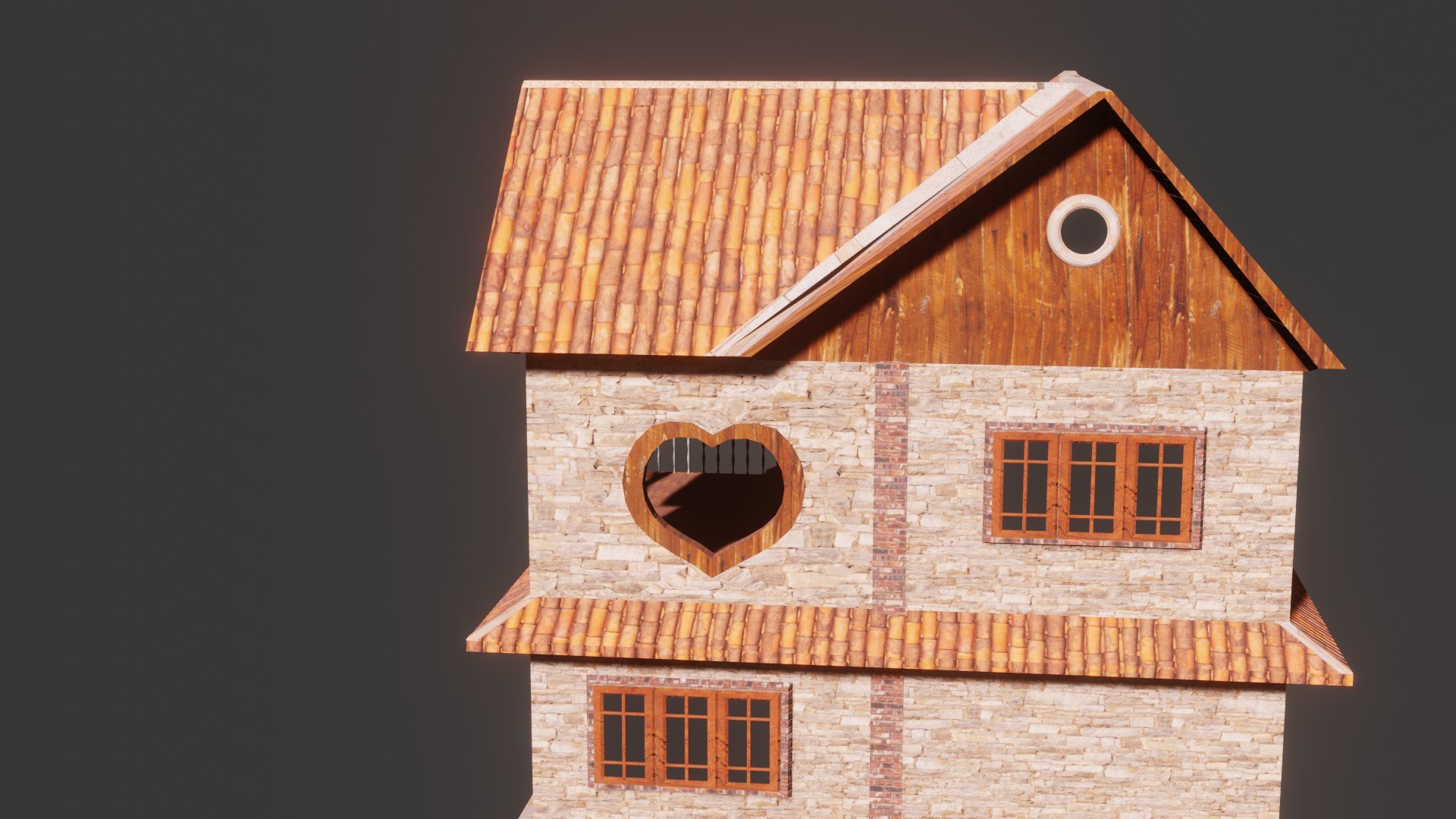 Realistic City House 3D Model For Towns And Cities 3D Model - TurboSquid 2398382