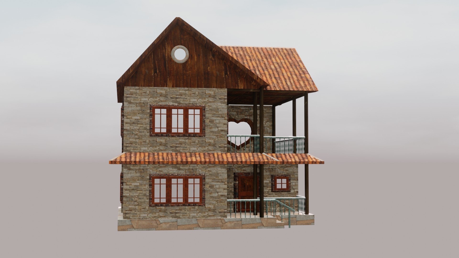 Realistic City House 3D Model For Towns And Cities 3D Model - TurboSquid 2398382