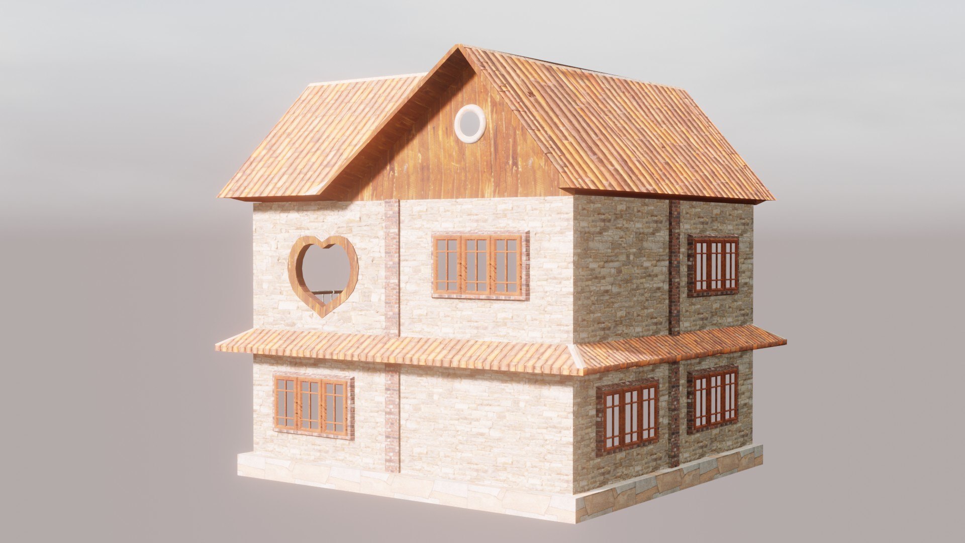 Realistic City House 3D Model For Towns And Cities 3D Model - TurboSquid 2398382