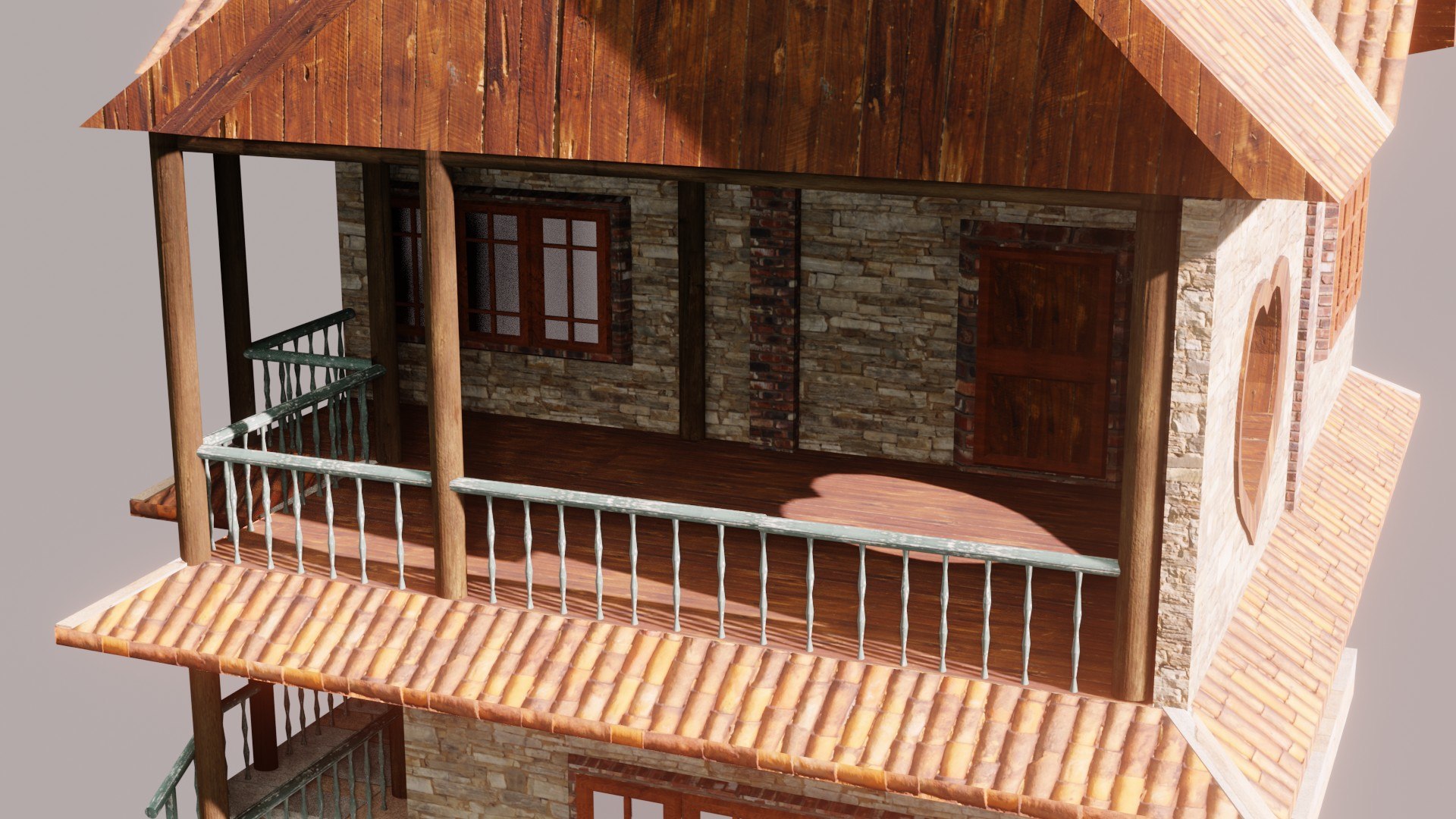 Realistic City House 3D Model For Towns And Cities 3D Model - TurboSquid 2398382