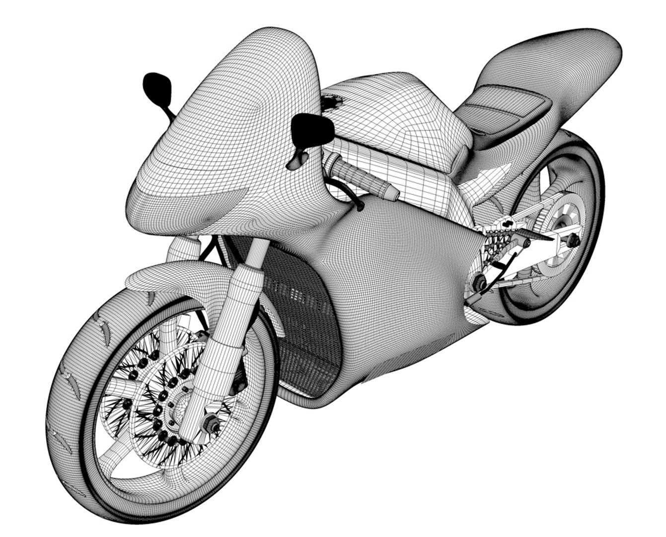 motorcycle 3d model