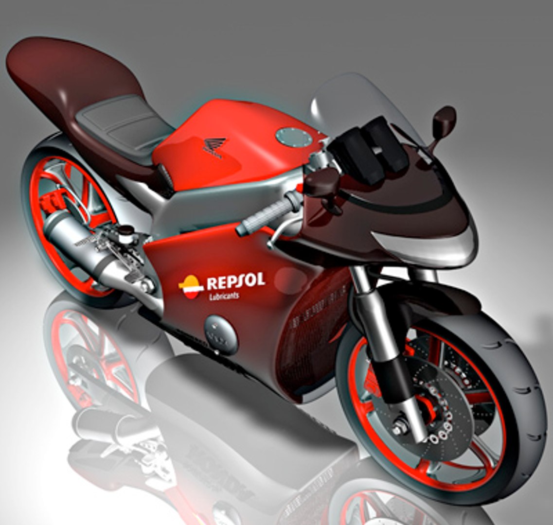 motorcycle 3d model