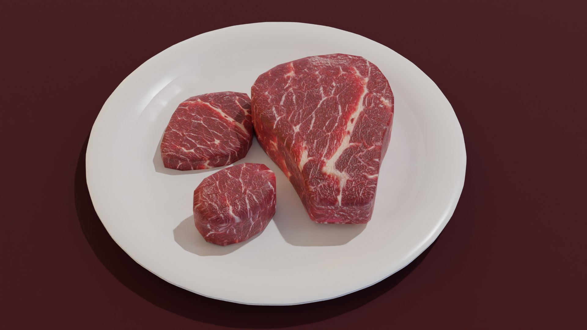 3D Raw Meat Model - TurboSquid 2410538