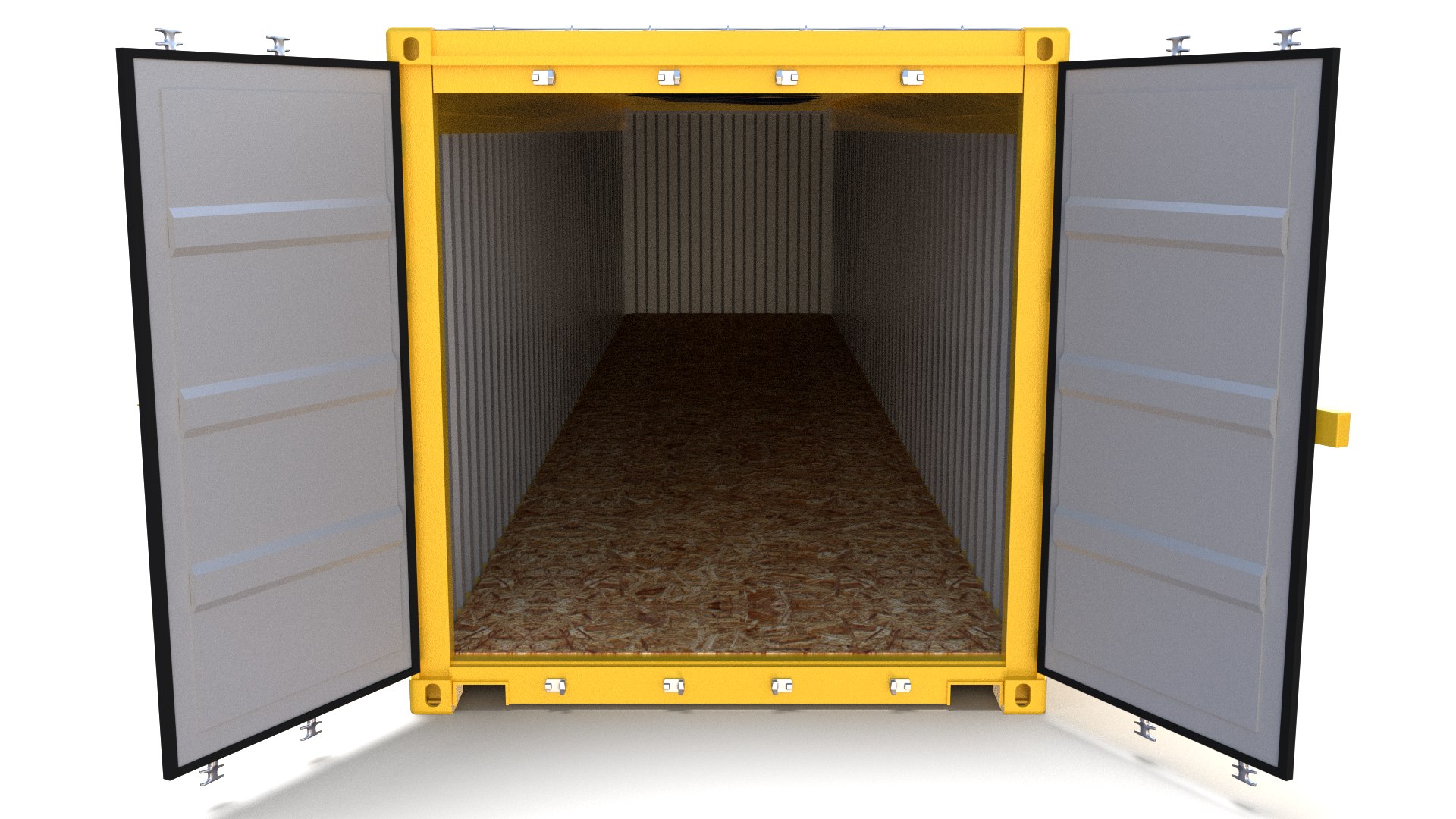 40ft Shipping Container Open 3D Model - TurboSquid 1324643