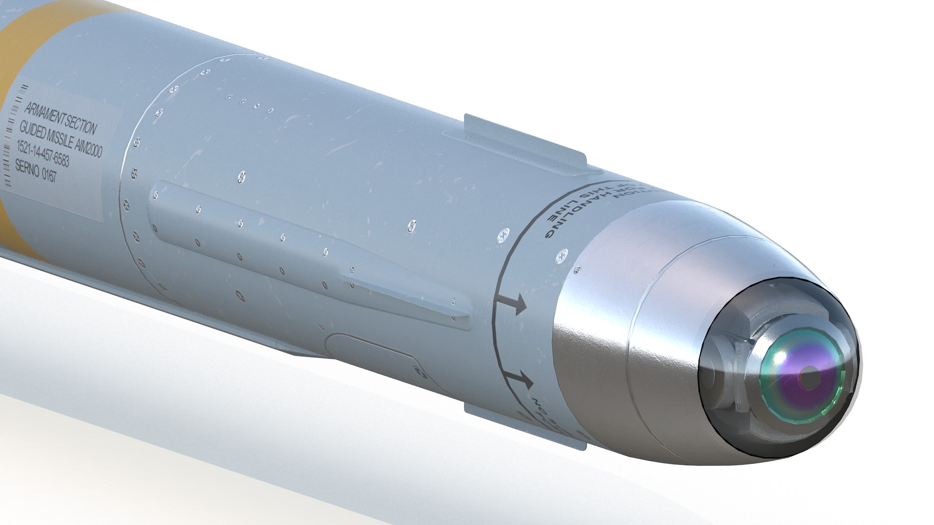 German Air Missile Iris-t 3D - TurboSquid 1434121