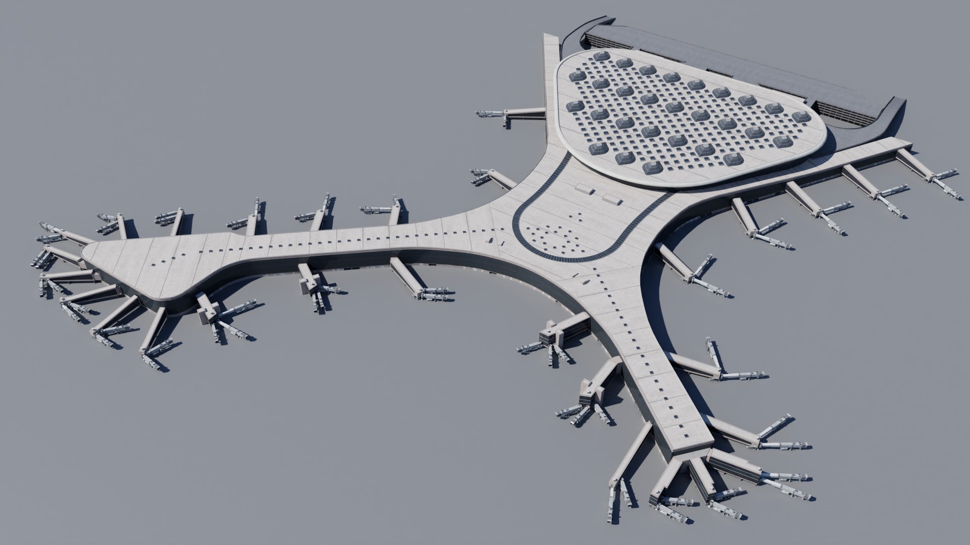 3D Model Mumbai Airport Terminal 2 - TurboSquid 1880414