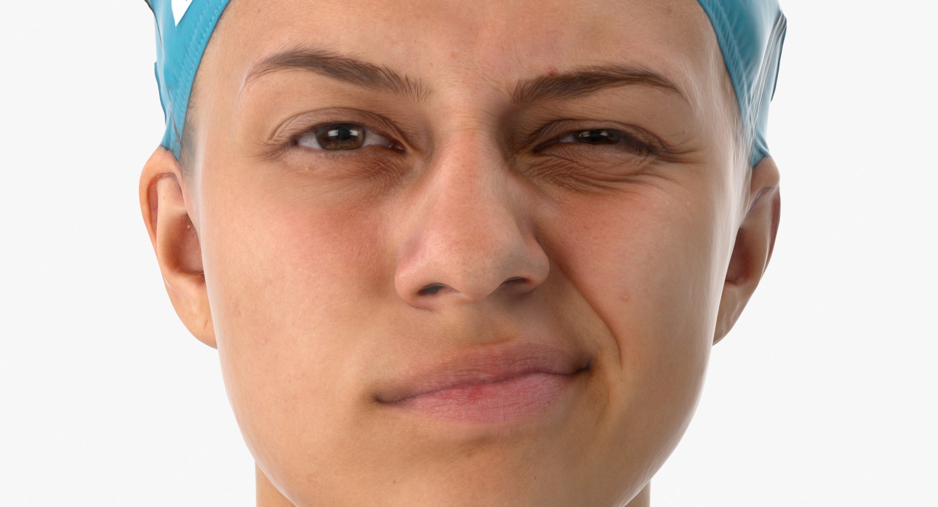 3D Penelope Human Head Wink - TurboSquid 1695856