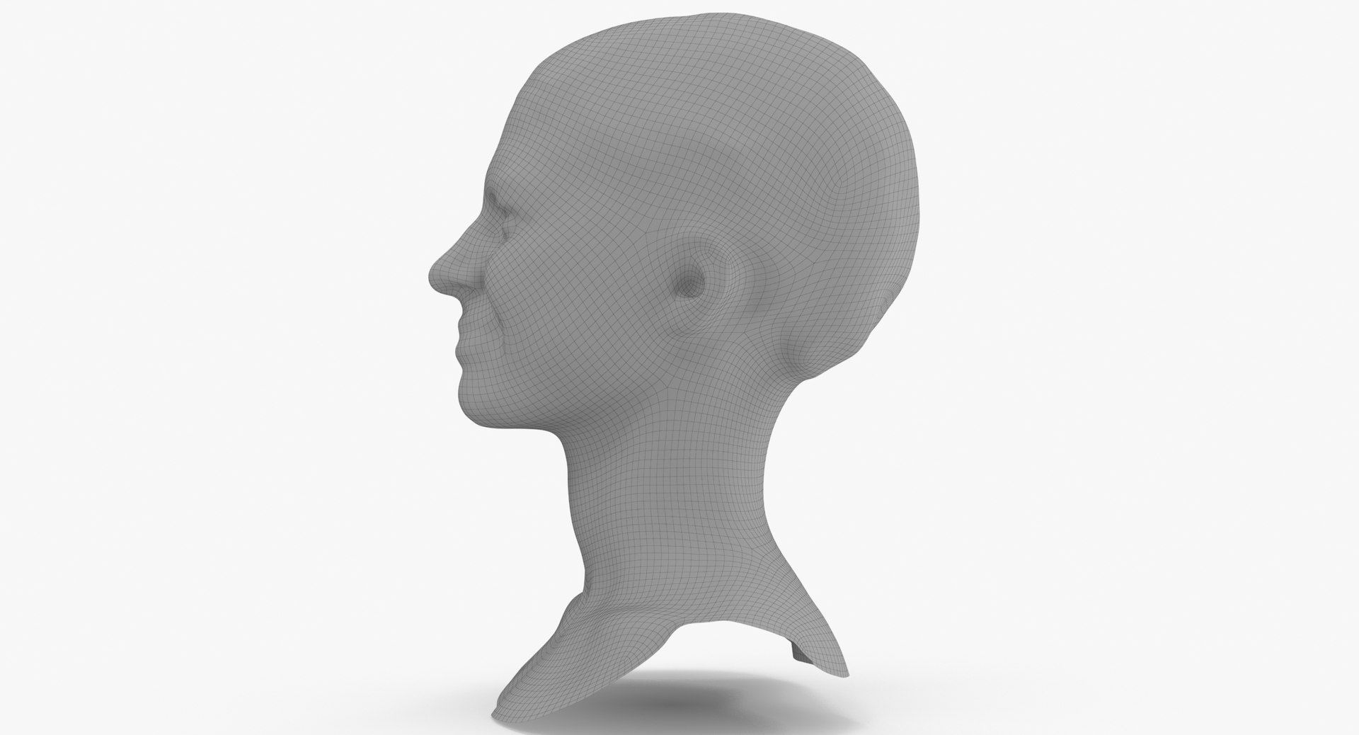 3D Penelope Human Head Wink - TurboSquid 1695856