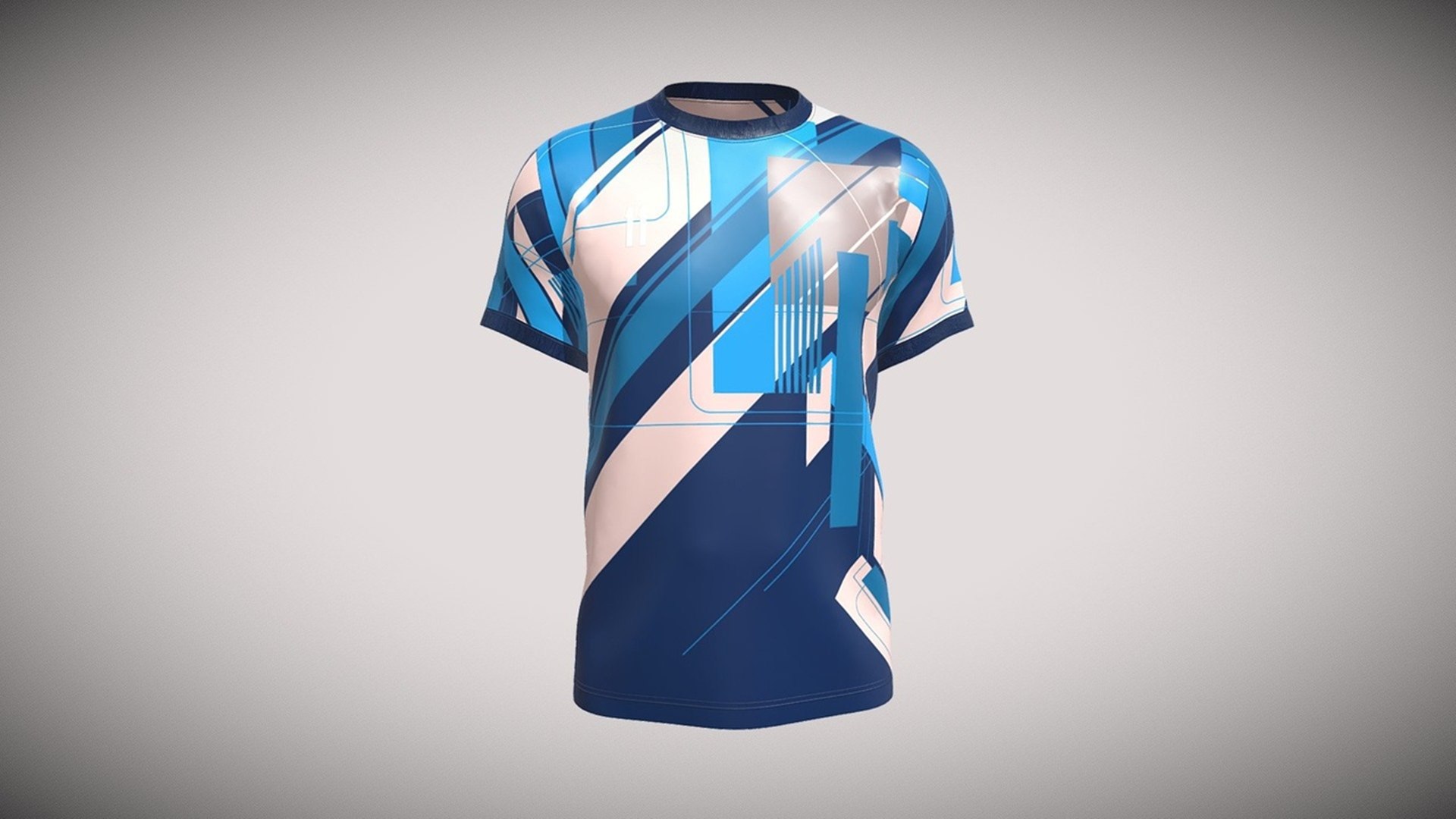 Soccer Football Blue Color Jersey Player-11 In Low Poly 3D - TurboSquid ...