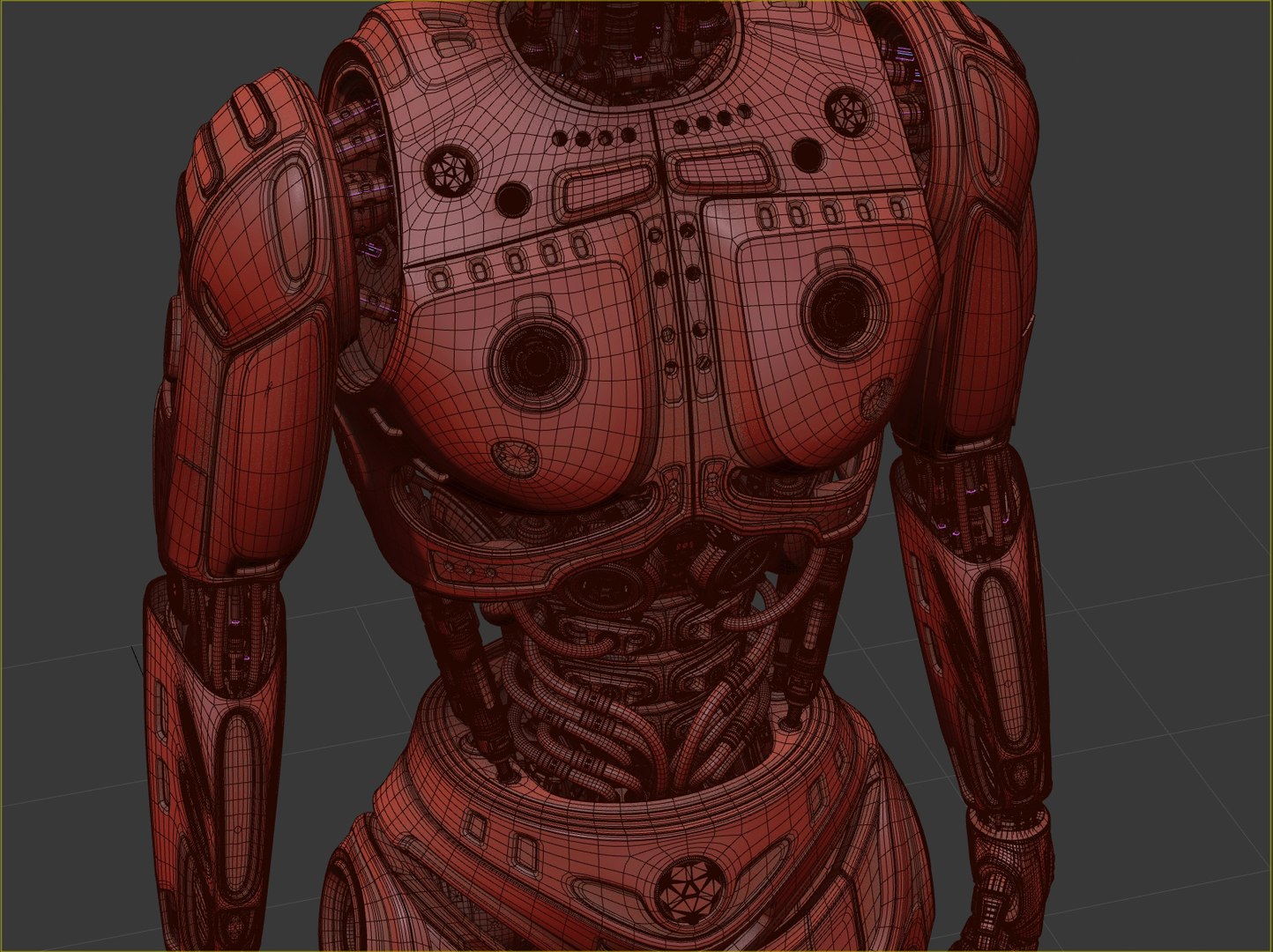 3D futuristic robot man rigged - TurboSquid 1354823