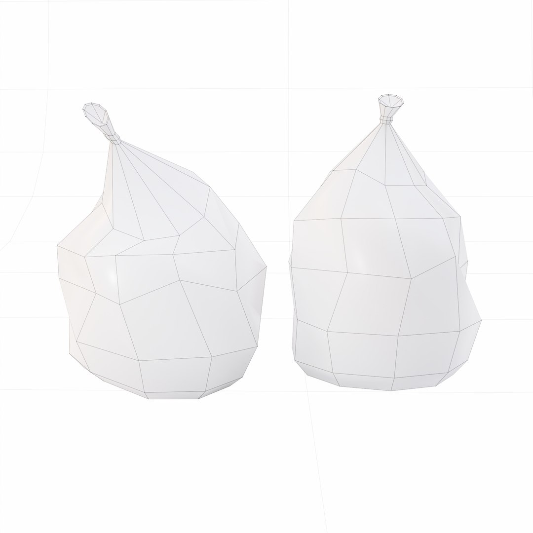 Trash Bag Low-poly 3D Model Model - TurboSquid 2410633