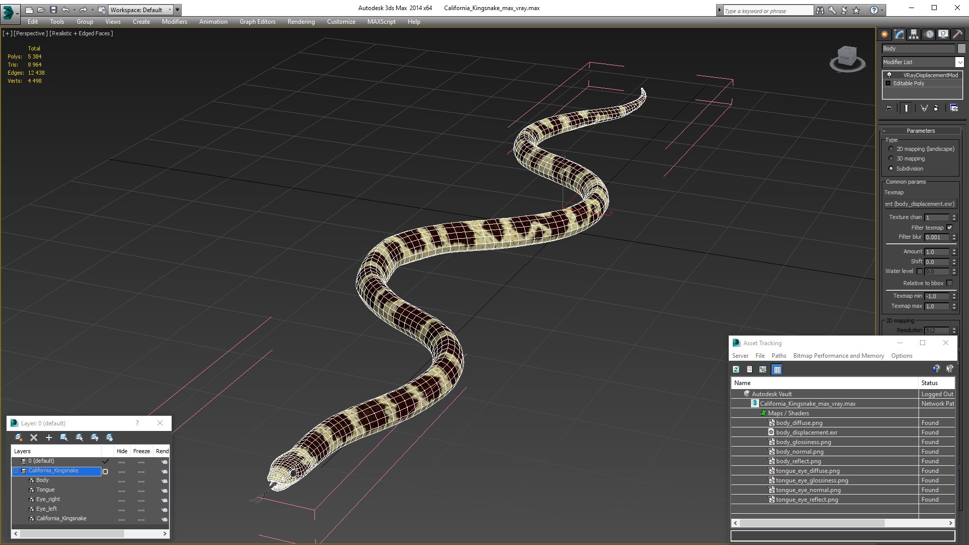 3D California Kingsnake - TurboSquid 1943749
